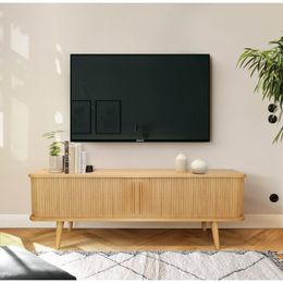 WOODMAN TV-Board »Rove« besonderes Design, in zwei Breiten, mit Eichenholzfurnier, FSC natur