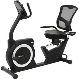 Christopeit Sport Liege-Ergometer »Sitz-Ergometer RS 4000« BT-Empfänger für drahtlosen Pulsmessgurt im Computer enthalten Schwarz