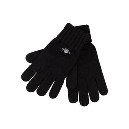 Gant Strickhandschuhe »COTTON BLEND LOGO« wärmend BLACK