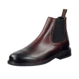 Gant Chelseaboots »St. Fairkon« mit modischem Finish dunkelbraun 45 45 EleGanter Chelseaboots mit Stretcheinsatz