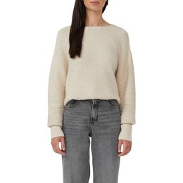 s.Oliver Strickpullover mit Strick-Muster und Rundhals LIGHT BEIGE MELANGE 38 38 Pullover von s.Oliver Red Label