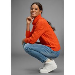 Kangaroos Damen Kangaroos Rollkragenpullover mit Zopfstrickmuster 40/42