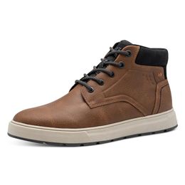 Marco Tozzi Sneaker, Schnürschuh, Schnürboots mit weich abgepolstertem Schaftrand cognac 44 44 Schnürboots mit MT Logoprägung an der Schuhzunge