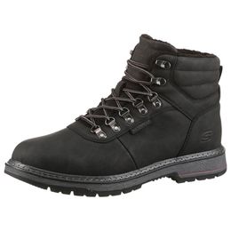 Skechers Winterstiefel »CORADO-MEMPHIS« Schnürstiefel mit Warmfutter schwarz 42 42 Im coolen Bergsteiger-Look mit wasserabweisender Funktion