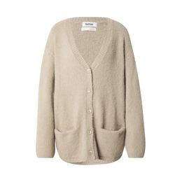MONKI Knit Cardigan female Beige size M