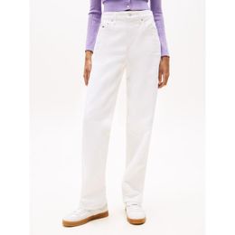 Tommy Jeans Straight-Jeans »LAYLA HR SLIM STR« in Knöchellänge Denim White 27 - Länge 30 Länge 30 27 Gerade geschnittene Straight-Jeans für einen...