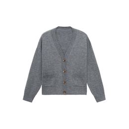 Mango Knit Cardigan 'NEKKO' female Grey size L