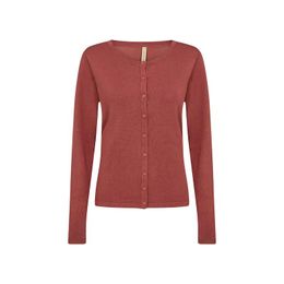 soyaconcept Cardigan »Soya Concept Cardigan SC_DOLLIE« 94577 MINERAL RED MEL XL XL Weich und leicht – ideal für den Lagenlook