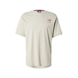 The North Face T-Shirt 'Coordinates' Herren Größe M greige / weinrot