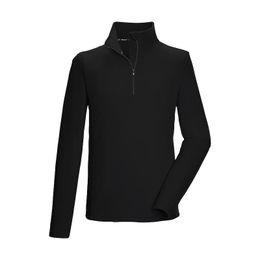 Killtec Fleecepullover &raquo;KSW 99 MN FLC SHRT&laquo;, Herren Fleeceshirt: warm, komfortabel, Rei&szlig;verschluss mit Kinnschutz schwarz 6XL 6XL Herren...
