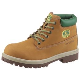 Skechers Schnürstiefel »SERGEANTS JOHN DEERE-DOZER« Boots mit John Deere Collaboration hellbraun-grün 45 45 Robuste Stiefel mit weich gepolstertem...