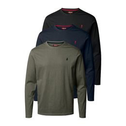 MCS Langarmhemd &raquo;Long Sleeve T-Shirt Jack&laquo; DarkSapphire/Beetle/Tap Shoe L - Normalgr&ouml;&szlig;en Normalgr&ouml;&szlig;en L Hochwertige Materialien f&uuml;r maximalen Komfort