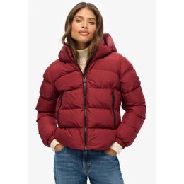 Superdry Steppjacke »HOODED SPORTS PUFFER JACKET« mit Kapuze Stanton Red M M Moderne Pufferjacke von Superdry