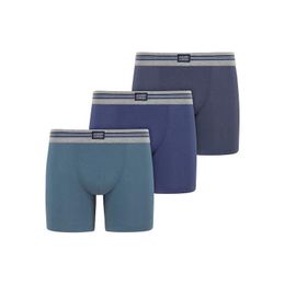 Jockey Trunk »Cotton Stretch« 3er Pack, Mittlere Bundhöhe, längeres Bein, Logobund blau mix XXL/8 XXL/8 Boxershorts von Jockey