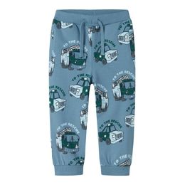 name it Hose 'NMMDIBBO' Jungen Größe 110 rauchblau / hellblau / schwarz / weiß