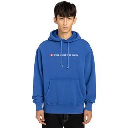 Element Kapuzensweatshirt &raquo;Substance&laquo; Royal Blue XL XL Conscious by Nature: Recycling-Baumwolle