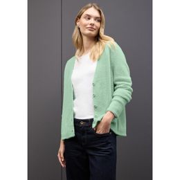 Street One Cardigan mit V-Ausschnitt serene green 36 36 Cardigan von Street One