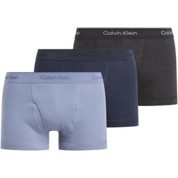 Calvin Klein Underwear Trunk »TRUNK 3PK« Packung, 3er-Pack, mit Logo-Elastikbund INK, CHARCOAL HEATHER, TROPOSPHERE XXL (56) XXL (56) Trunk...