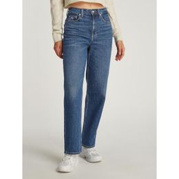 Tommy Jeans Straight-Jeans »LAYLA HR SLIM STR« in Knöchellänge Denim Dark2 26 - Länge 30 Länge 30 26 Gerade geschnittene Straight-Jeans für einen...