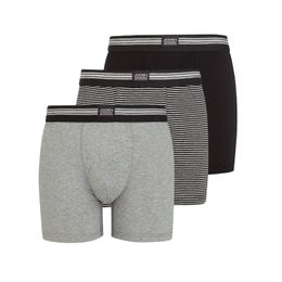 Jockey Trunk »Cotton Stretch« 3er Pack, Mittlere Bundhöhe, längeres Bein, Logobund black stripe XL XL Boxershorts von Jockey