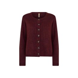 soyaconcept Cardigan »Soya Concept Cardigan SC_ORLEAN« 94850 DARK RED MEL XL XL Weich und leicht – ideal für den Lagenlook
