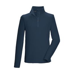 Killtec Fleecepullover »KSW 99 MN FLC SHRT« Herren Fleeceshirt: warm, komfortabel, Reißverschluss mit Kinnschutz dunkelblau XL XL Herren...