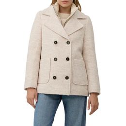 s.Oliver Cabanjacke ohne Kapuze mit Reverskragen und doppelreihiger Knopfleiste, Woll-Anteil BEIGE MELANGE 34 34 Caban Jacke von s.Oliver Red Label