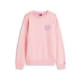 Tommy Jeans Sweatshirt Damen Gr&ouml;&szlig;e XL royalblau / rosa / rot / wei&szlig;