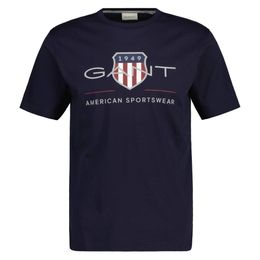 Gant T-Shirt Herren Gr&ouml;&szlig;e 5XL navy / dunkelrot / wei&szlig;
