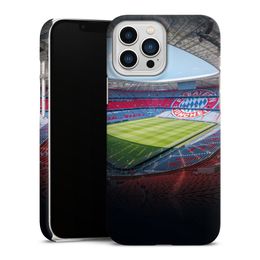 DeinDesign iPhone 13 Pro Max Handy Premium Case Smartphone Handyh&uuml;lle Schutzh&uuml;lle matt Fcb Fc Bayern M&uuml;nchen Stadium Premium Case