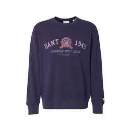 Gant Sweatshirt Herren Gr&ouml;&szlig;e M dunkelblau / rot / offwhite