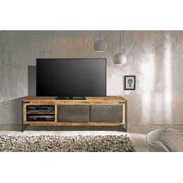 Lowboard TV-Board Mangoholz massiv 160 x 50 x 40 cm ARTA 1