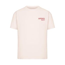 Merchcode Shirt 'Aperol Spritz' female Pink size 4XL