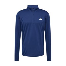 adidas Performance Funktionsshirt 'Essentials' Herren Gr&ouml;&szlig;e XXL dunkelblau / wei&szlig;