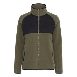 oxmo Fleece Jacket 'Malin' female Green size XXL