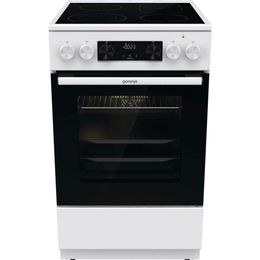 Gorenje Elektro-Standherd "GECS5C70WA", Energieeffizienz: A (A+++-D), weiß, Herdsets, Knusprig genießen – ganz ohne Extra-Kalorien - dank AirFry-Funktion