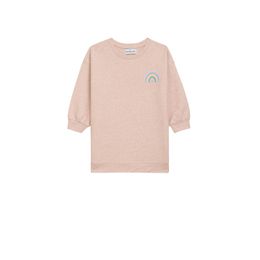 Sweatkleid DANAMADE "DANAMADE Dresses Sweatshirt Dress", Mädchen, Gr. 134, EURO, beige, 95% Baumwolle, 5% Elasthan, Kleider