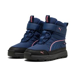Winterboots Puma "EVOLVE BOOT PURETEX AC+PS", Kinder, Gr. 28, persian blau, pinkscape, Textil, Schuhe, Snowboots, Winterstiefel, Winterschuhe, wasserdicht
