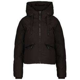 alife and kickin Steppjacke ALIFE & KICKIN "Damen MurielAK A", Damen, Gr. L, braun (ground coffee), 100% Polyester, sehr bequem kurz, Rippbündchen, Jacken, Kurze warme moderne Jacke mit großer gefütterter Kapuze