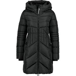 alife and kickin Winterjacke ALIFE & KICKIN "Damen PriskaAK A", Damen, Gr. M, schwarz (moonless), 100% Polyester, Jacken