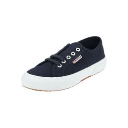 Sneaker Superga "Superga Sneaker Textil", Damen, Gr. 38, wei&szlig; (navy, wei&szlig;), Textil, Schuhe Sneaker