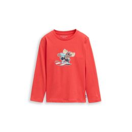 Tom Tailor Shirt Jungen Gr&ouml;&szlig;e 128/134 hellblau / orangerot / schwarz / wei&szlig;