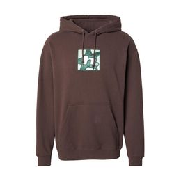 HUF Sweatshirt 'Star' Herren Gr&ouml;&szlig;e XXL braun / gr&uuml;n / hellgr&uuml;n / wei&szlig;