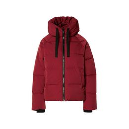 MSCH COPENHAGEN Jacke 'Pavinaria' Damen Gr&ouml;&szlig;e L/XL dunkelrot / schwarz Winterjacke