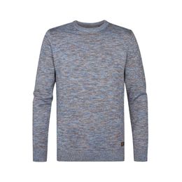 PETROL INDUSTRIES Pullover Herren Größe XXL hellblau / blaumeliert / grau