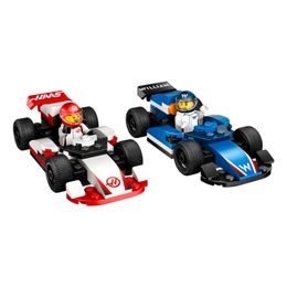 Lego® City F1® Williams Racing und Haas F1® Rennautos