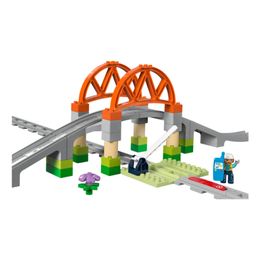 Lego Duplo® DUPLO® Eisenbahnbrücke und Schienen – Erweiterungsset