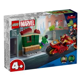Lego® Marvel Iron Man mit Bike und der Hulk