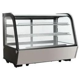GastroHero Kühlvitrine ECO 160 Liter, 880 mm, mit LED-Beleuchtung und 2 Ablagen