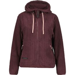 Icepeak Damen Kapuzenjacke Midlayer Aalet Plum (Größe: L)